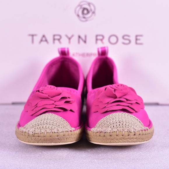 Taryn Rose | Shoes | Taryn Rose Quincy Pink Neoprene Flower Wedges | Poshmark